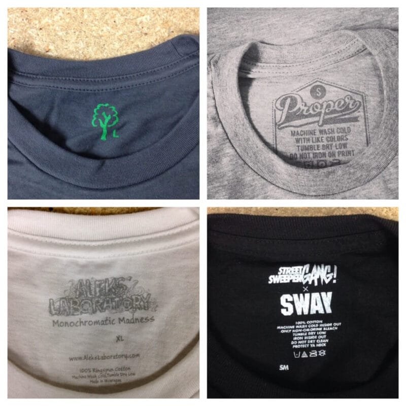 Custom Neck Label | Pre-Cut Online DTF Printing | THREADLY
